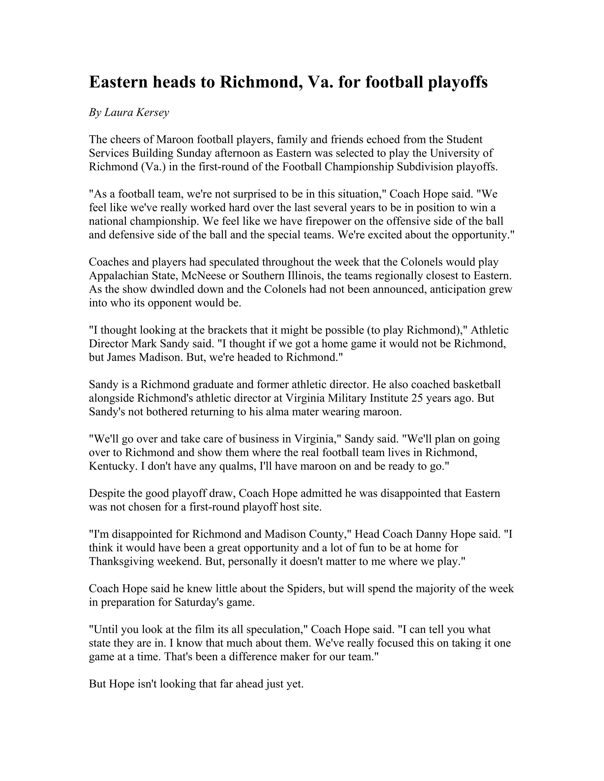 Sports News Writing Example | PDF