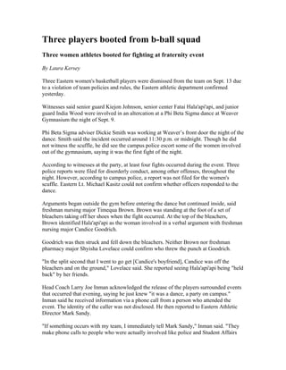 Sports Investigative Writing Example | PDF