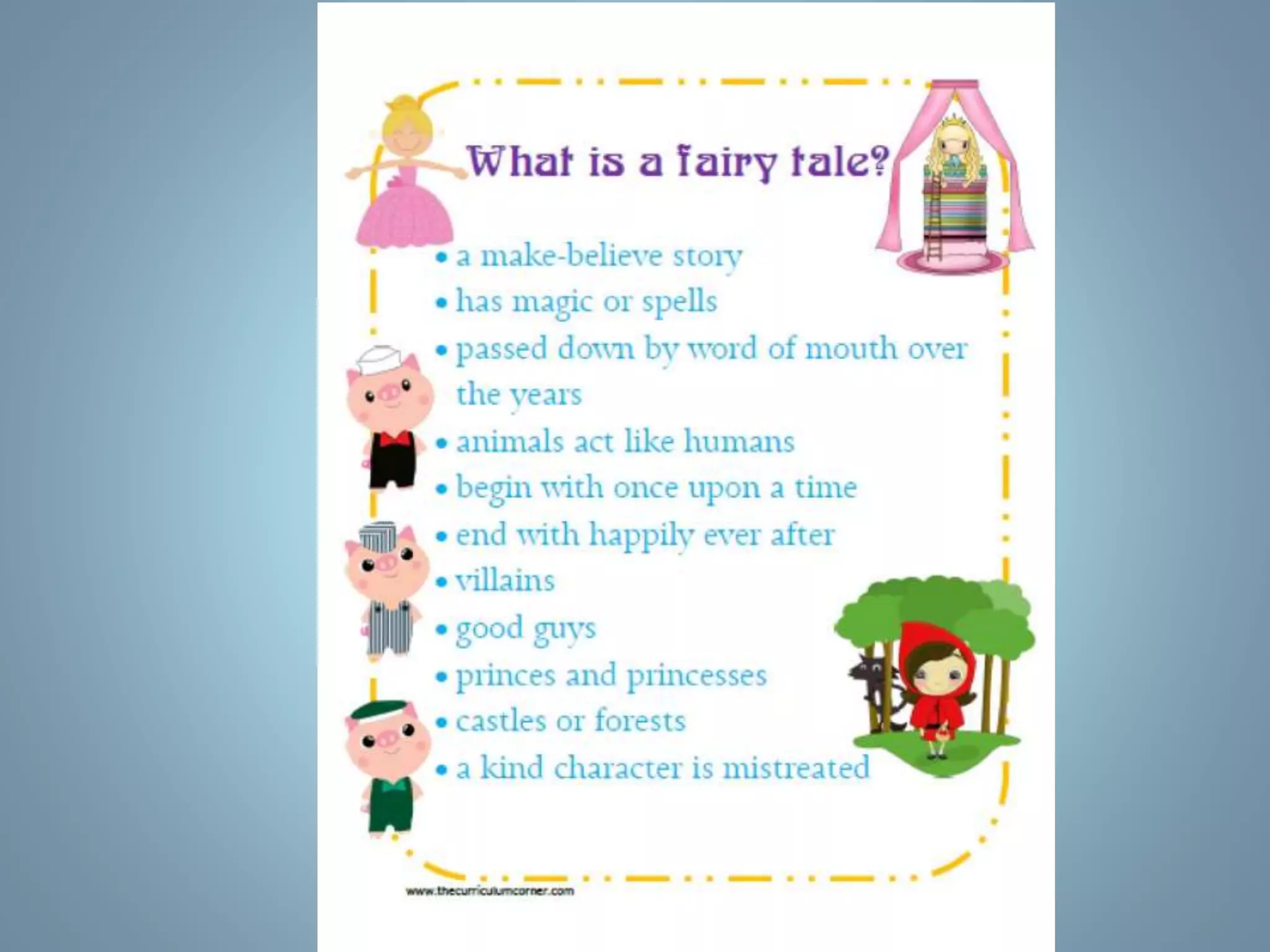 Writing fairy tales | PPTX