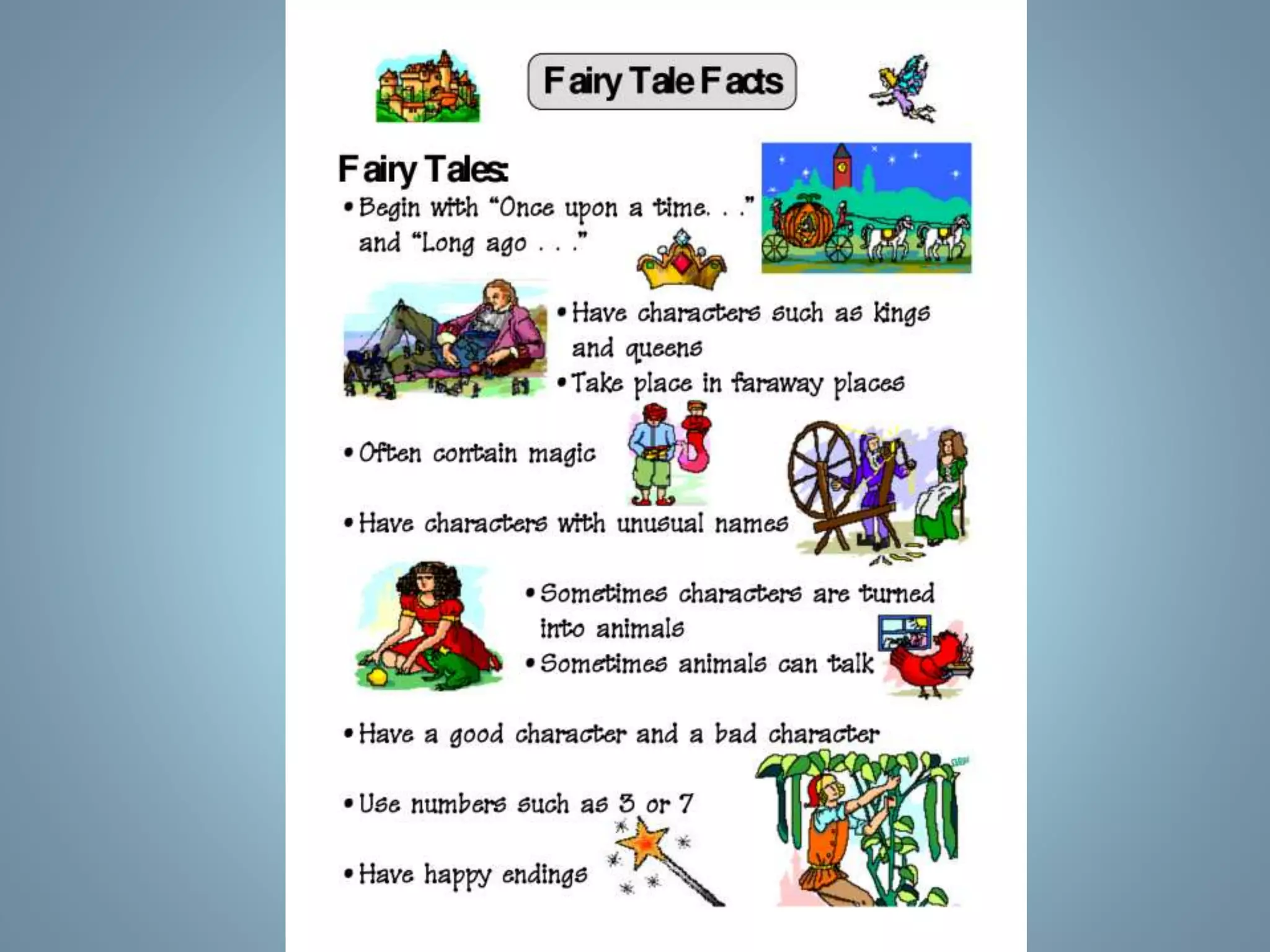 Writing fairy tales | PPTX