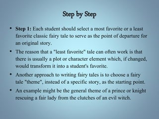 Writing fairy tales | PPTX