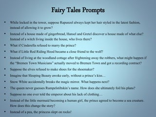 Writing fairy tales | PPTX