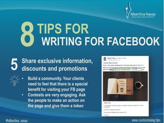 Writing for Facebook | PPTX