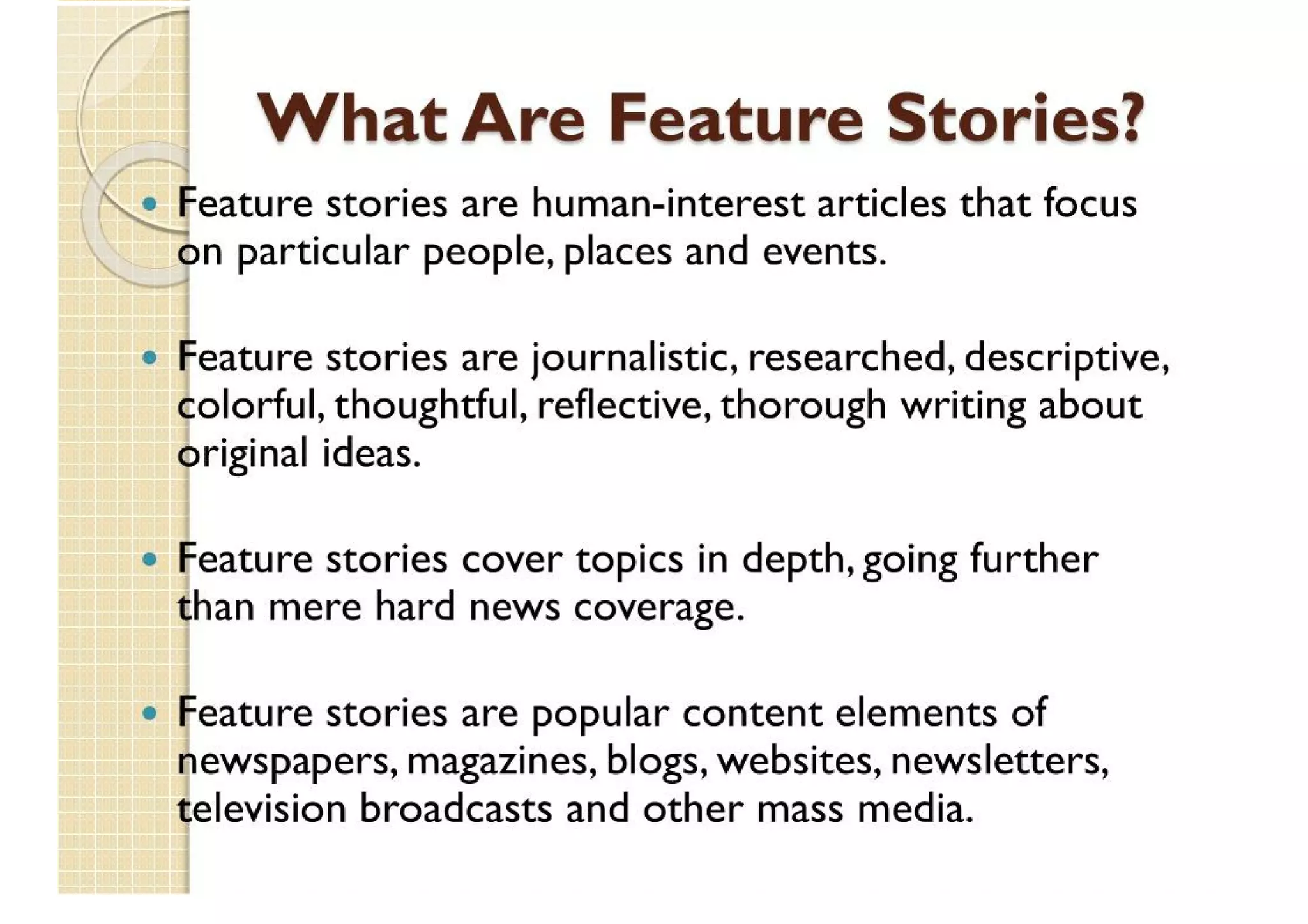 Writing Feature Articles | PDF