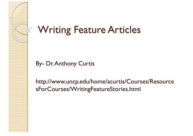 Writing Feature Articles | PPT