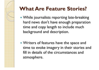 Writing Feature Articles | PDF