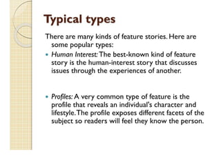 Writing Feature Articles | PDF