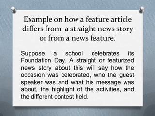 Writing features | PPT