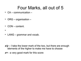 Writing feedback | PPT