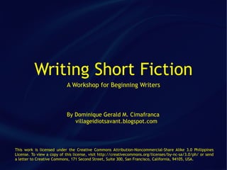 Writing Short Fiction | PDF