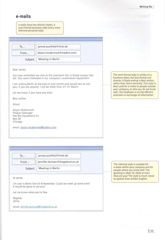 Writing file business English | PDF