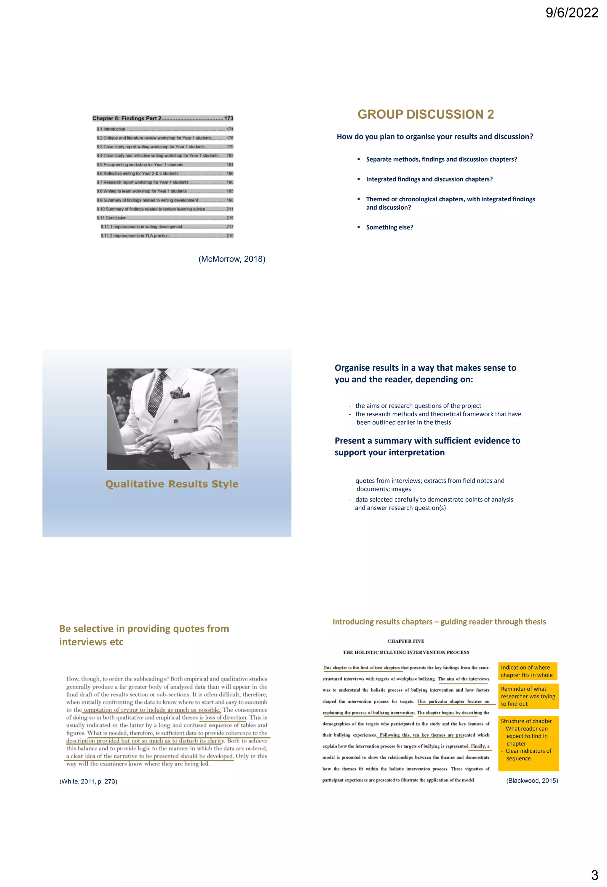 Writing findings & discussion chapters for qualitative theses.pdf