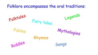 Writing Folklore by cCarrel Muller | PPT