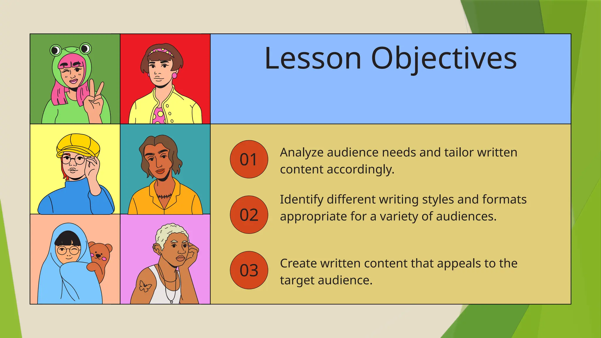 Writing for an audience in learning language .pptx