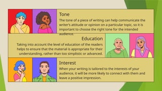 Writing for an audience in learning language .pptx
