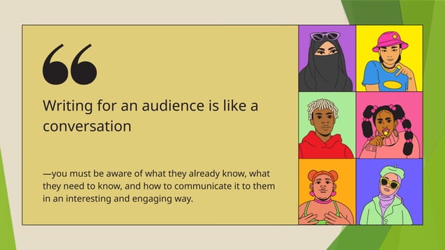 Writing for an audience in learning language .pptx
