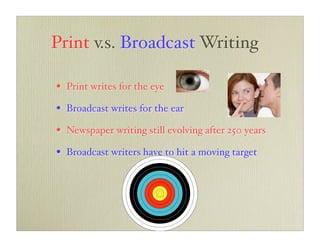 Writing for a visual media lecture 2 | PDF