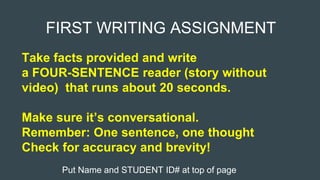 Writing for broadcast aug24 | PPTX