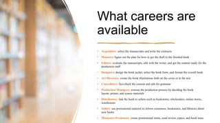 Writing for Careers: The Publishing Industry | PPSX