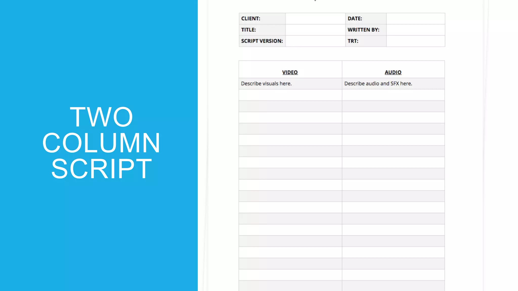 Writing for commercial Ad script-master class | PPTX