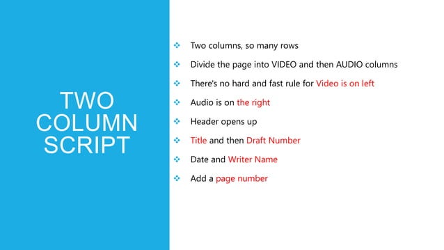 Writing for commercial Ad script-master class | PPT