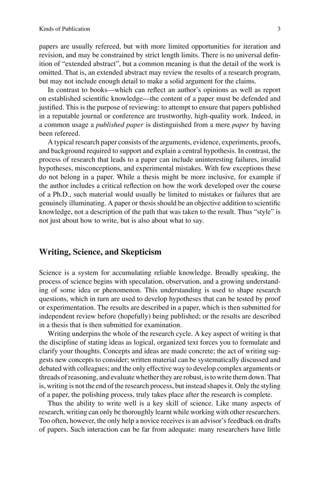 Writing for computer science, 3rd edition springer | PDF