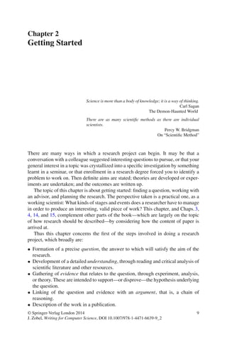 Writing for computer science, 3rd edition springer | PDF