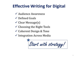 Writing for the New Digital Media | PDF