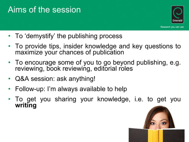 Writing for emerald journals | PPT