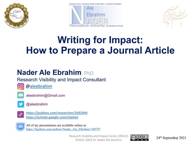Writing for Impact: How to Prepare a Journal Article | PDF