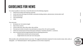 Writing for Journalism | PPT