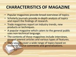 Writing for magazine | PPTX