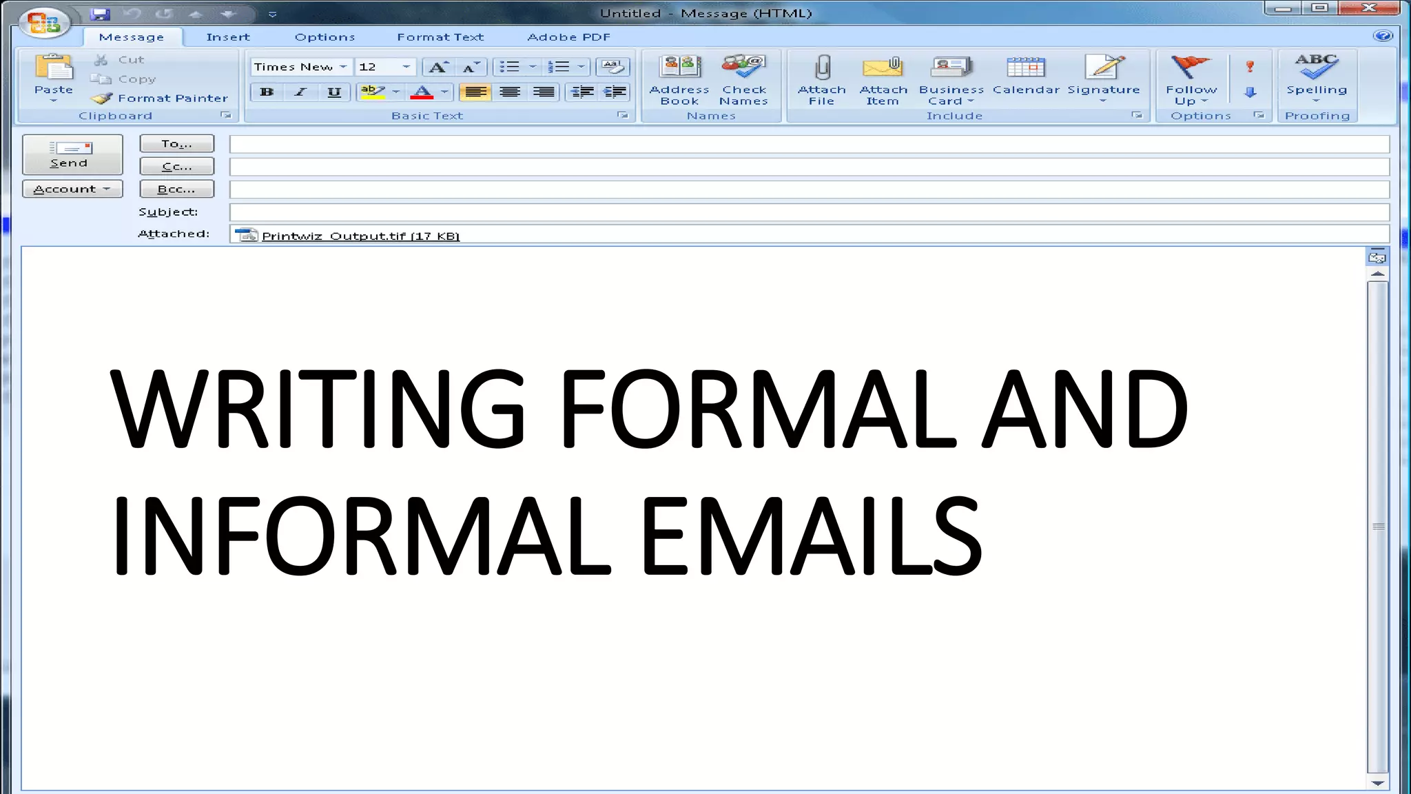 Writing formal and informal emails - M. van Eijk | PPTX