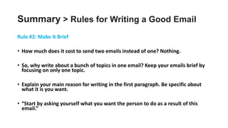 Writing formal and informal emails - M. van Eijk | PPTX