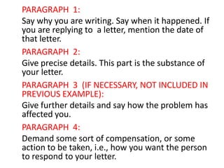 Writing formal letters | PPT