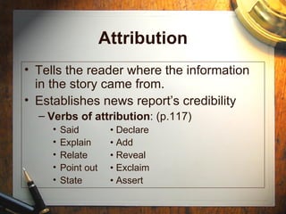 Writing for Media - News Stories | PPT
