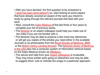 Writing for Medical Journals | PPTX