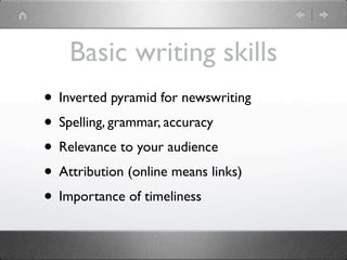 Writing For New Media | KEY