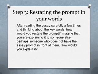Writing for prompts | PPTX