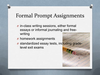 Writing for prompts | PPTX