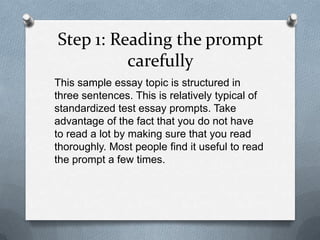 Writing for prompts | PPTX | Homework and Study | Education
