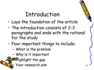 Writing for publication guide | PDF