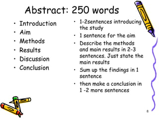 Writing for publication guide | PPT