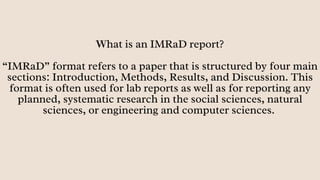 Writing for Scholarly Scientific Journal (An IMRaD Report).pdf ...