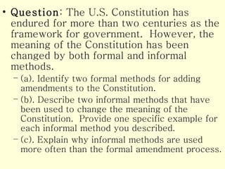 Writing For The Ap Government Exam | PPT