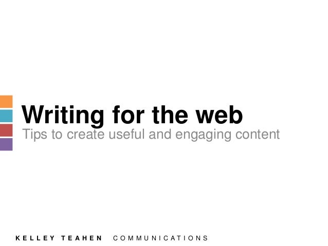 Writing for the Web