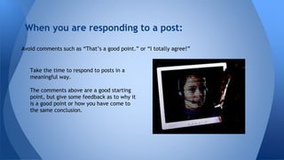 Writing forum posts 2 | PPTX