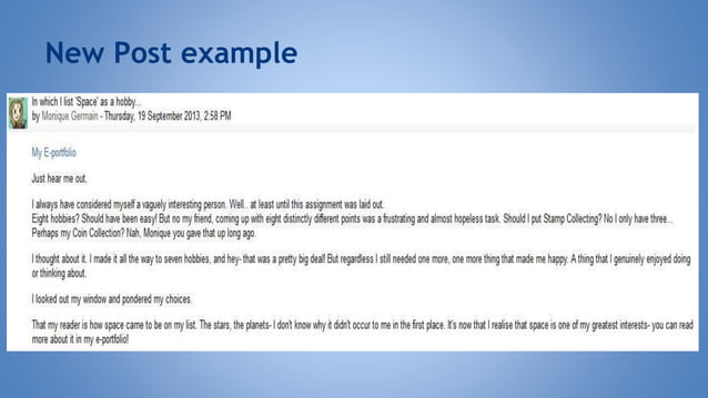 Writing forum posts 2 | PPT