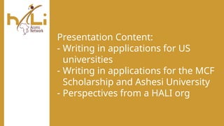 Writing for University Applications.pptx