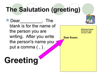 Writing Friendly Letters | PPT